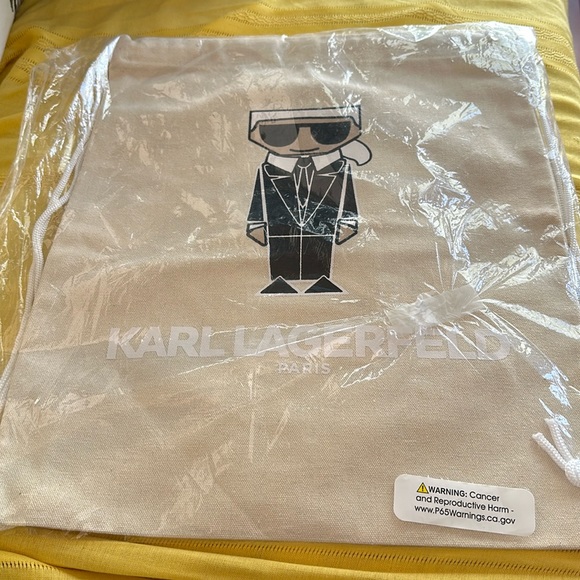 Karl Lagerfeld | Bags | Karl Lagerfeld Logo String Backpack | Poshmark